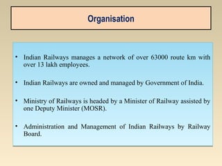Promotion aspects in Indian railways along with its organisational set ...