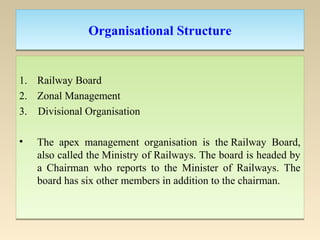 Promotion aspects in Indian railways along with its organisational set ...
