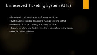 MIS IN INDIAN RAILWAYS | PPTX | Rail Travel | Travel Type