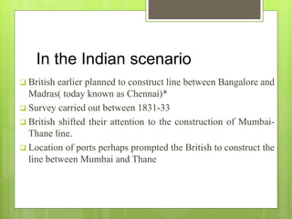 Indian railways - past and present | PPTX