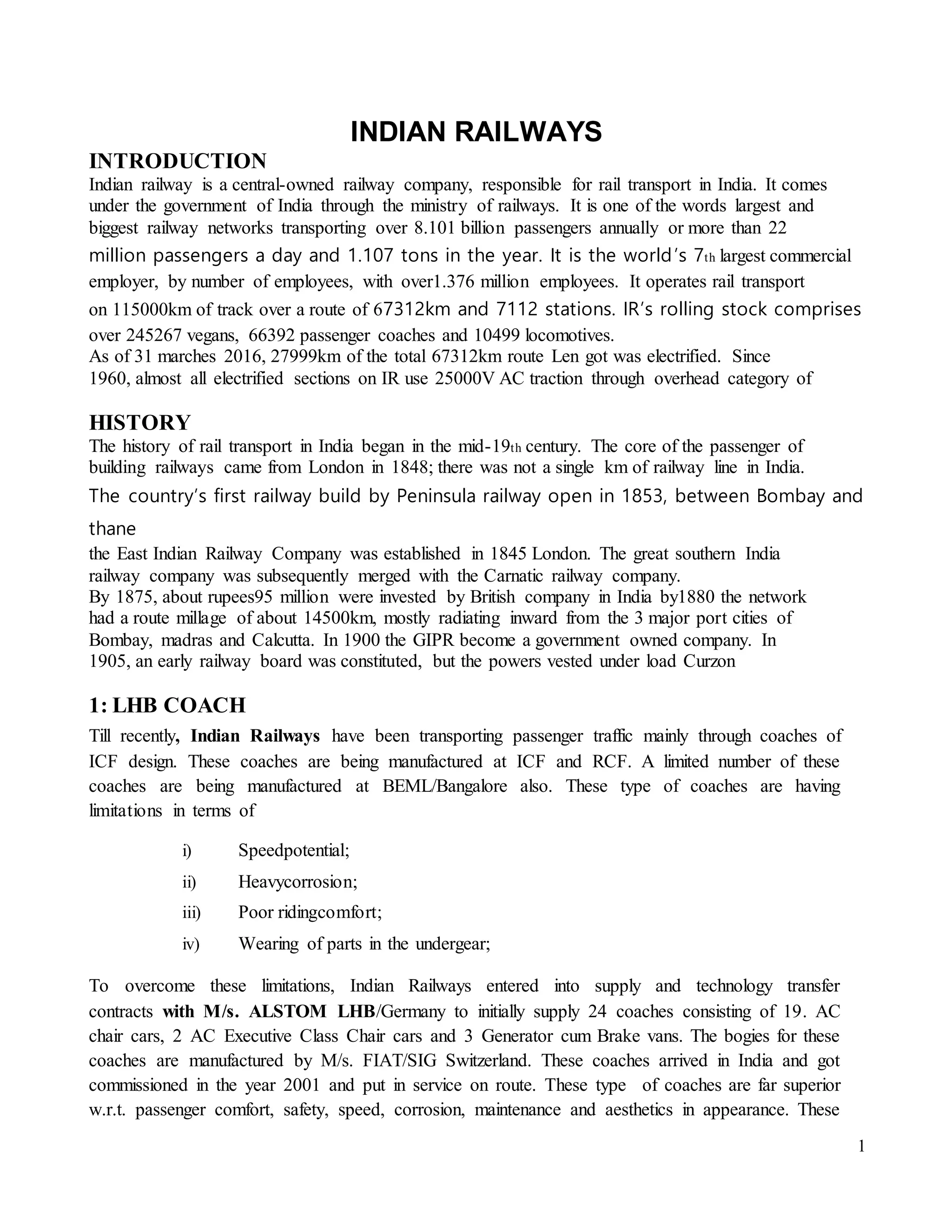 INTERNSHIP REPORT...LOWERPAREL CARRIAGE WORKSHOP | DOCX