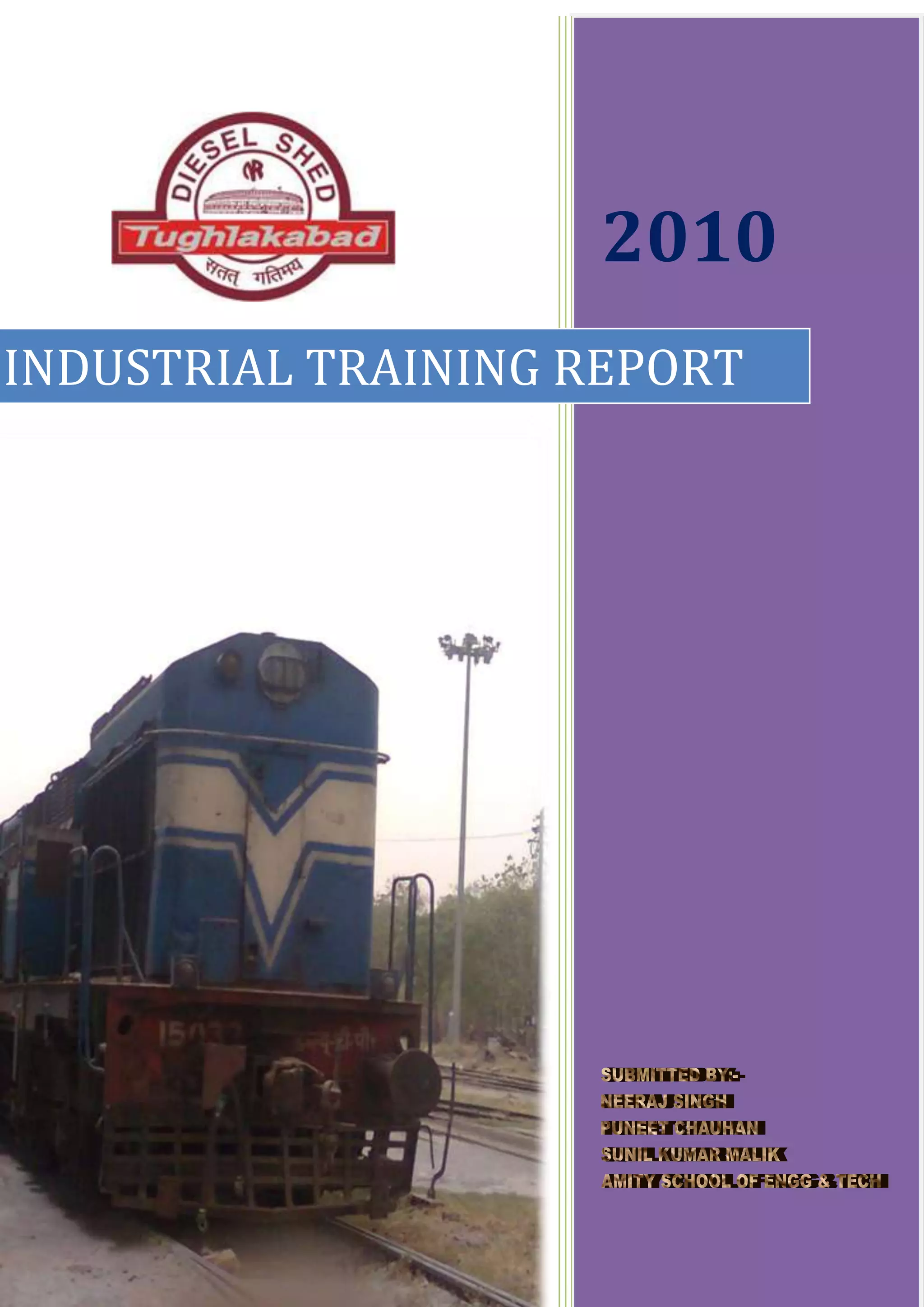 Indian railways mechanical vocational training report 2 haxxo24 i~i | DOCX