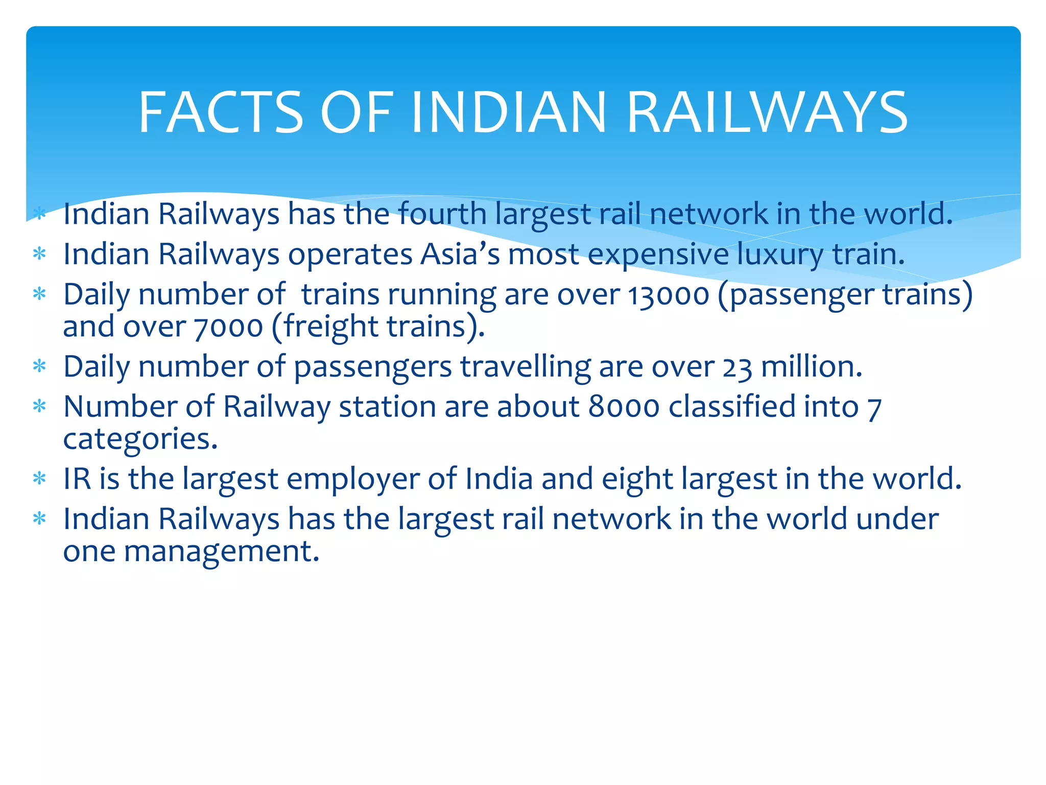 Indian railways ppt | PPTX