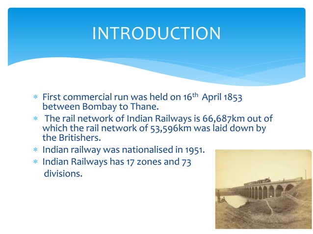 Indian railways ppt | PPTX