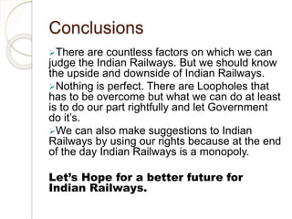 Indian railways | PPT