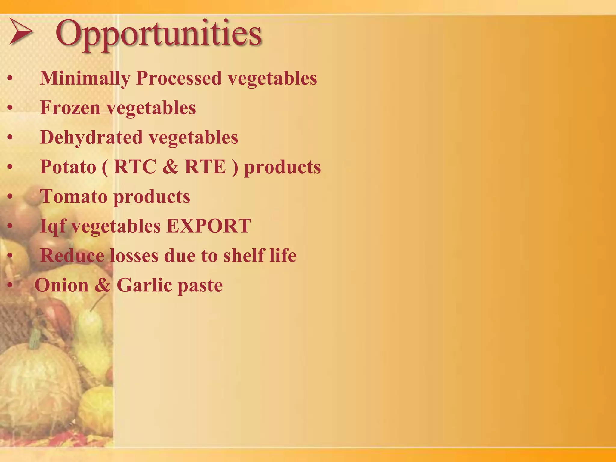 India food processing overview | PPTX