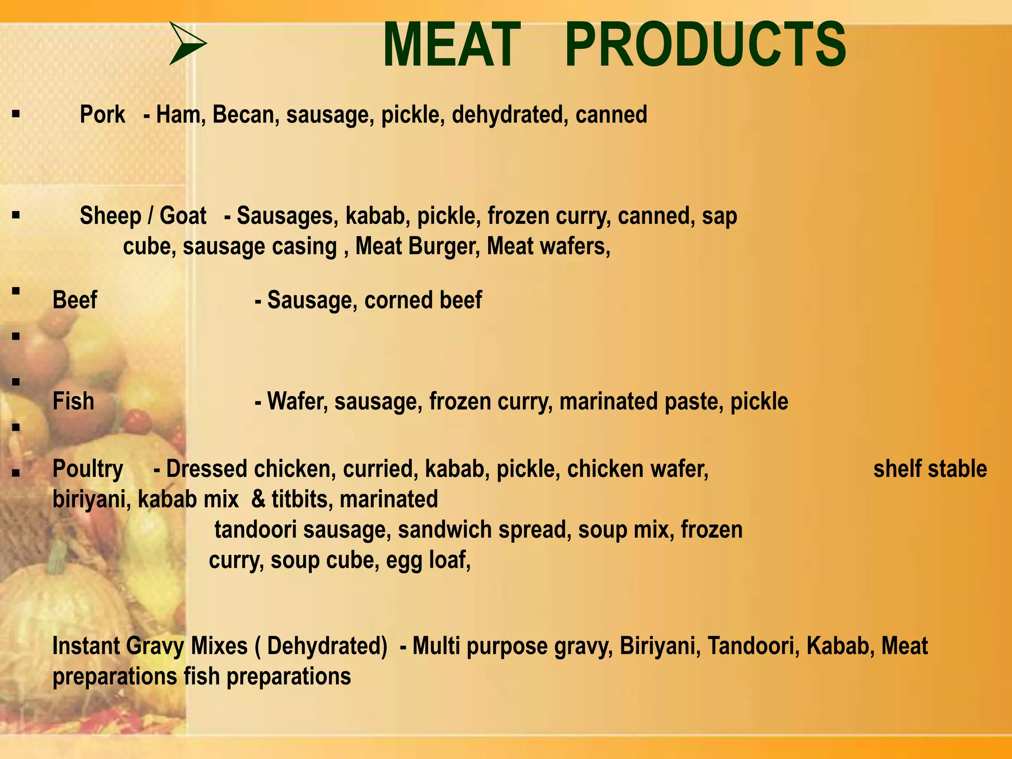 India food processing overview | PPTX