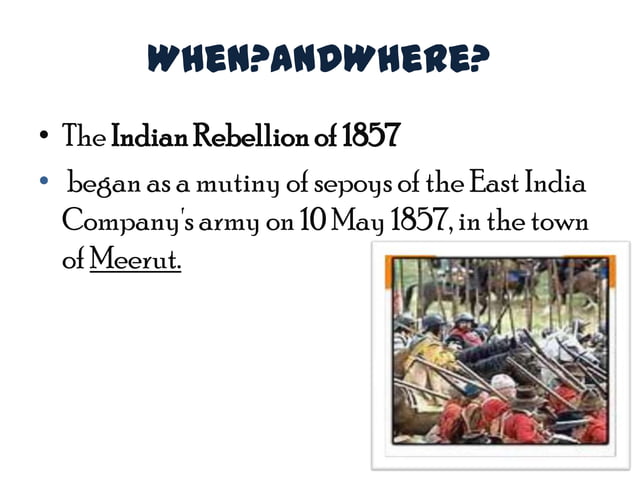 Indian rebellion of 1857 | PPTX