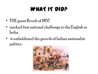 Indian rebellion of 1857 | PPTX