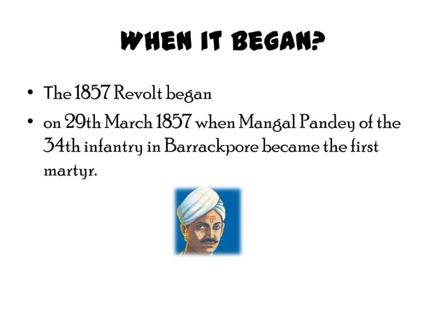 Indian rebellion of 1857 | PPTX