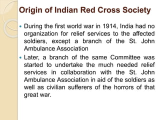 Indian Red Cross Society | PPT