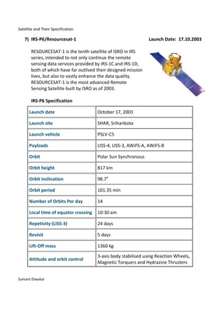 Indian remote sensing | PDF | Space and Astronomy | Science