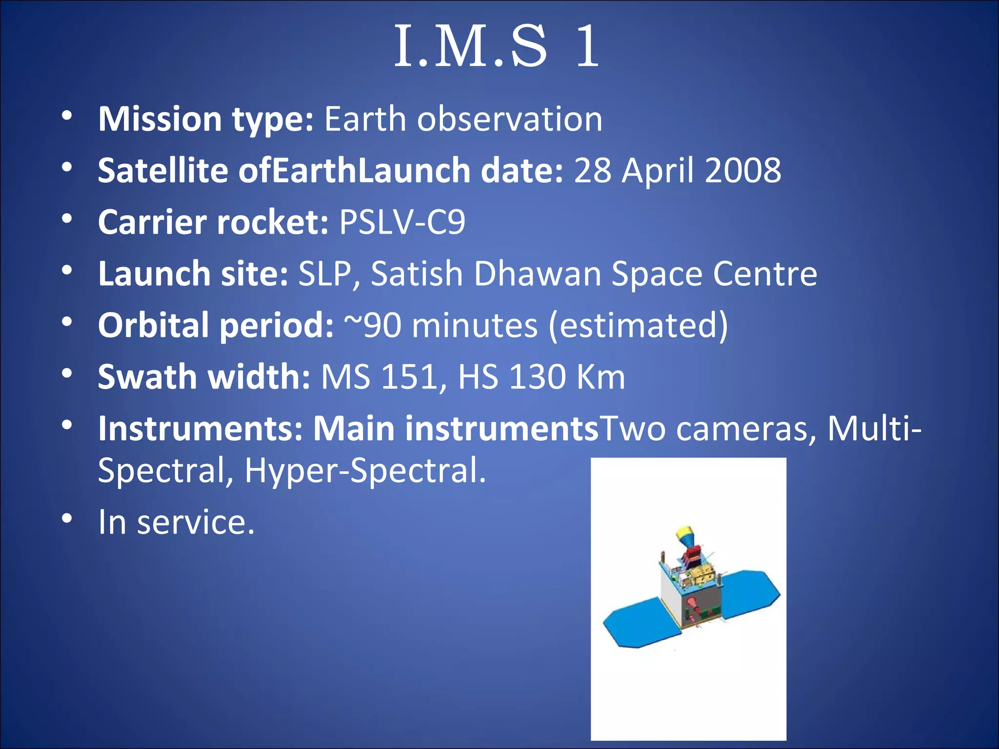 Indian remote sensing satellites | PPT