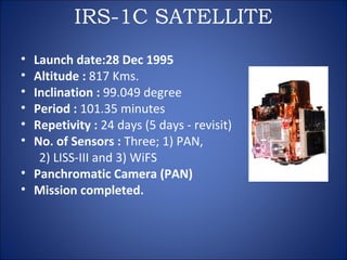 Indian remote sensing satellites | PPT