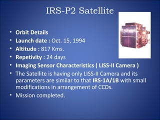Artificial Satellites Irs
