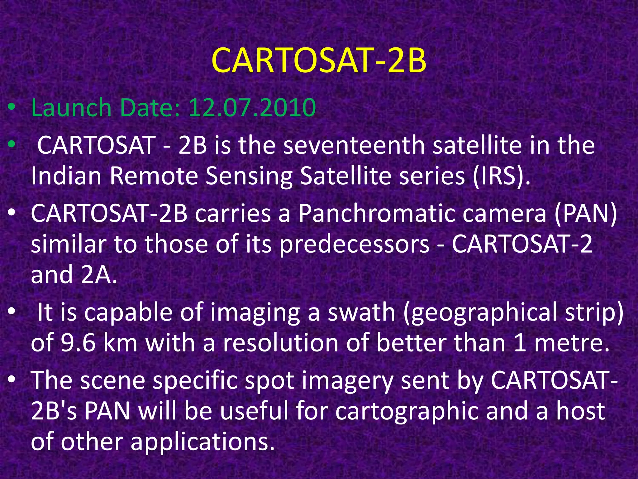 Indian Remote Sensing satellites (IRS).pptx