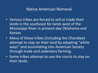 Indian removal | PPTX