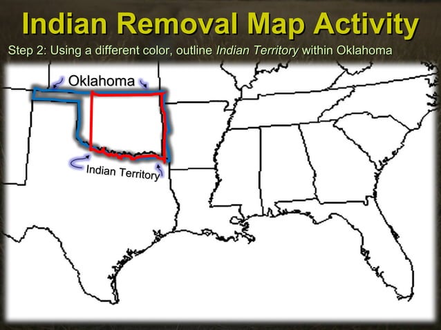 Indian Removal Map Activity | PPT