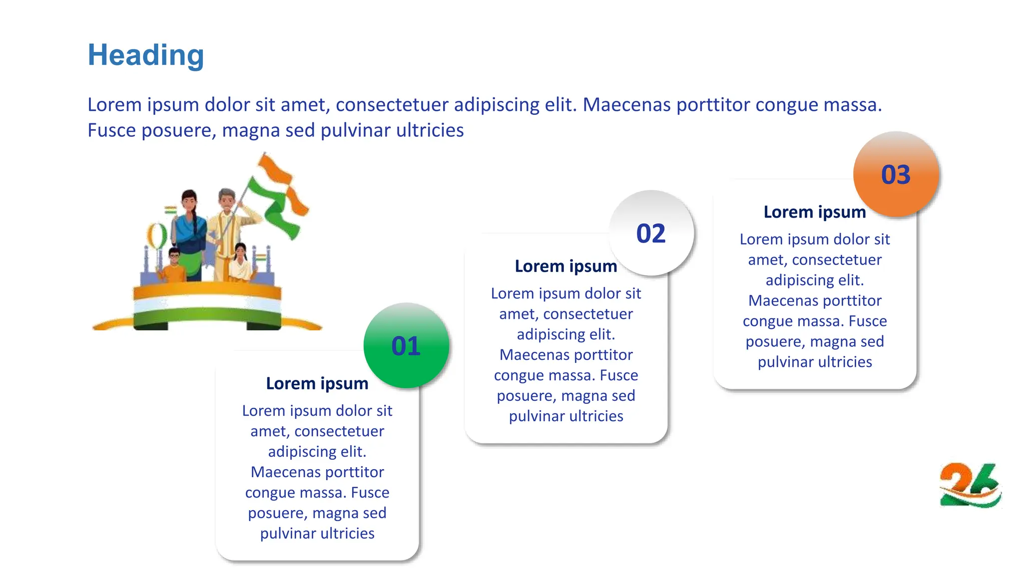 Free Indian Republic Day template from best presentation design agency ...