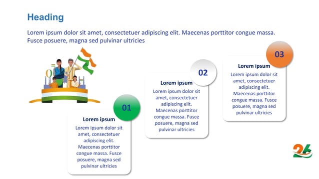 Free Indian Republic Day template from best presentation design agency ...