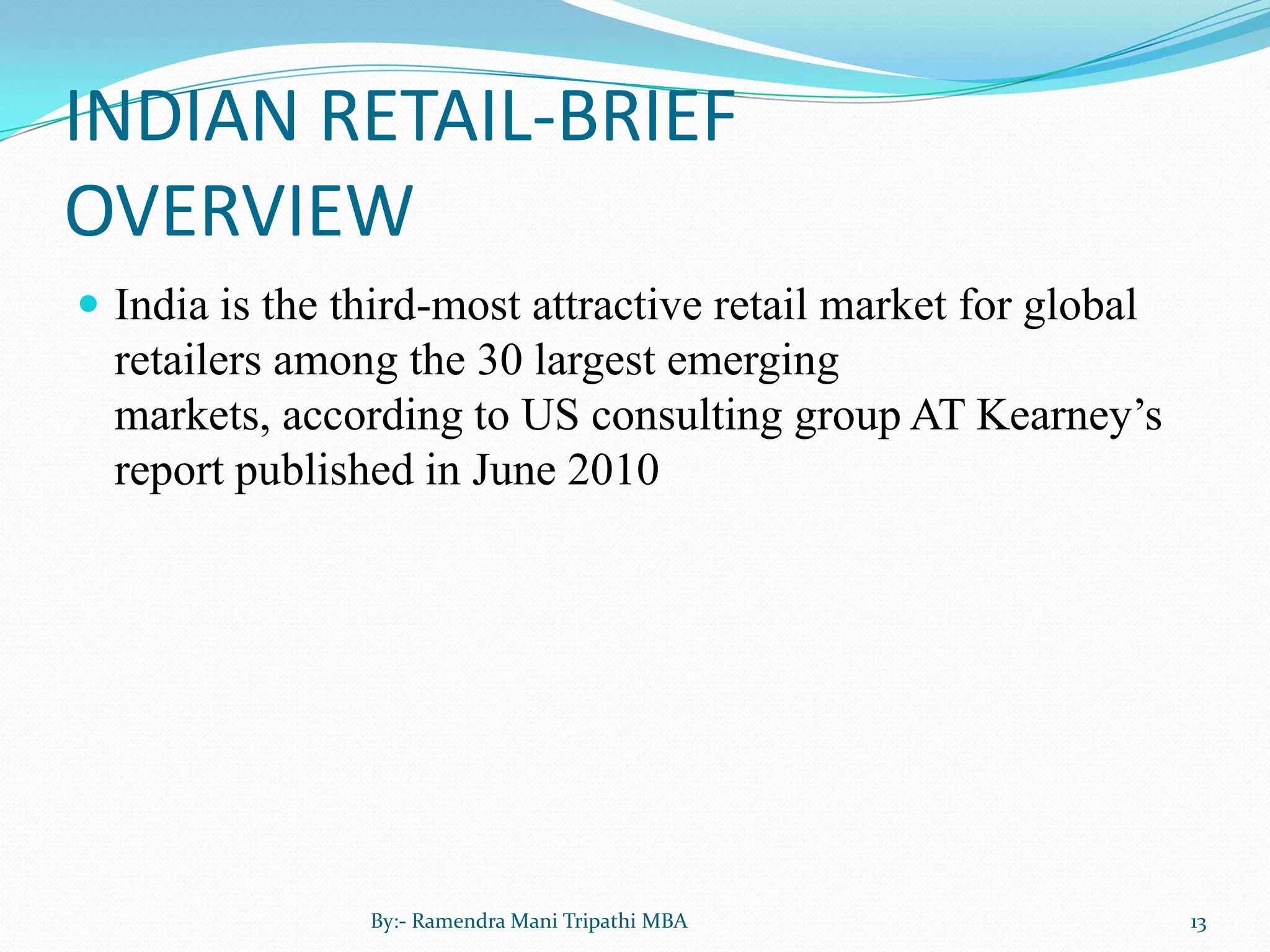 Indian retail ppt | PPTX