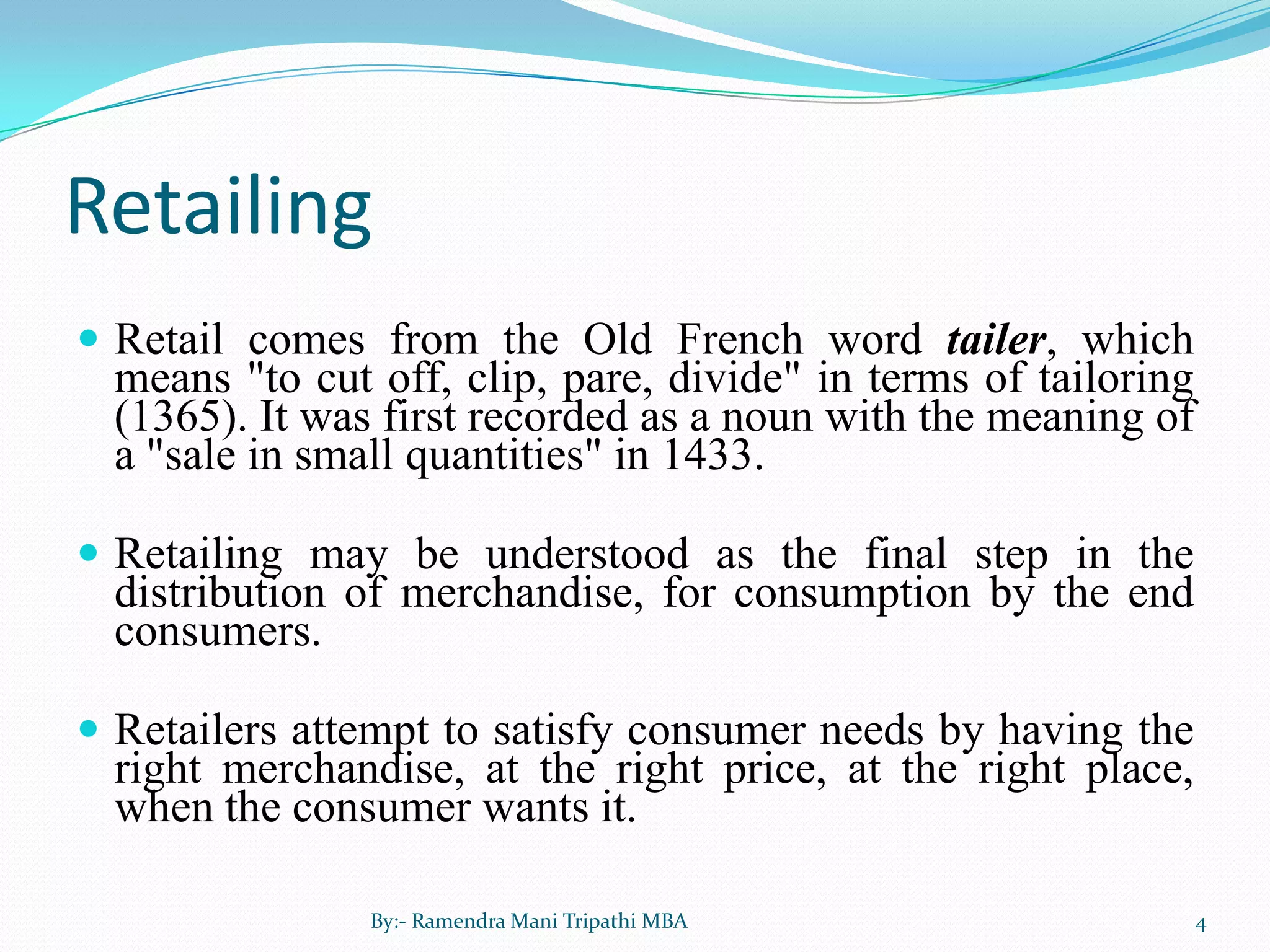 Indian retail ppt | PPTX