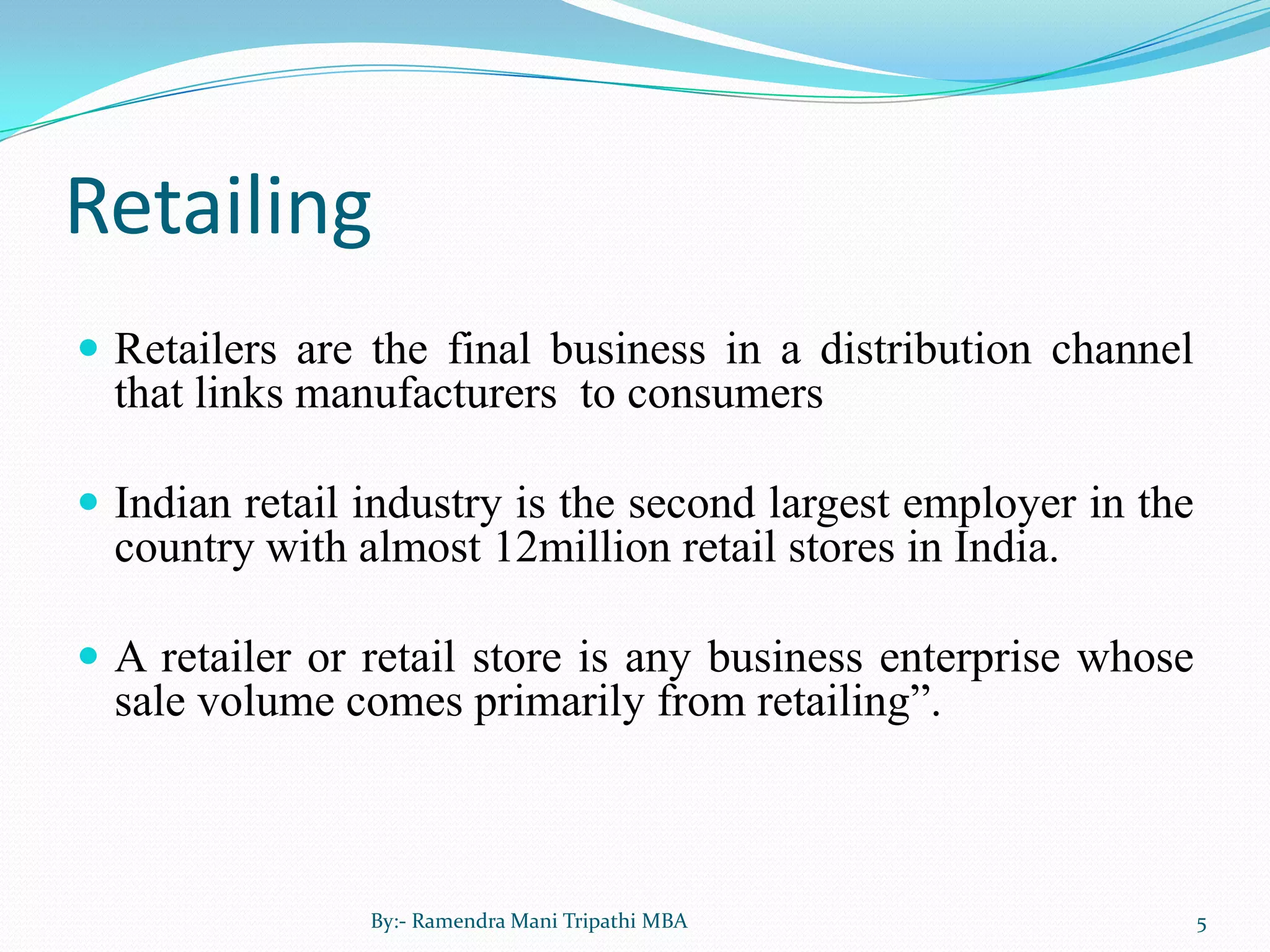 Indian retail ppt | PPTX