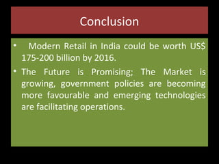 Indian retail ppt | PPT