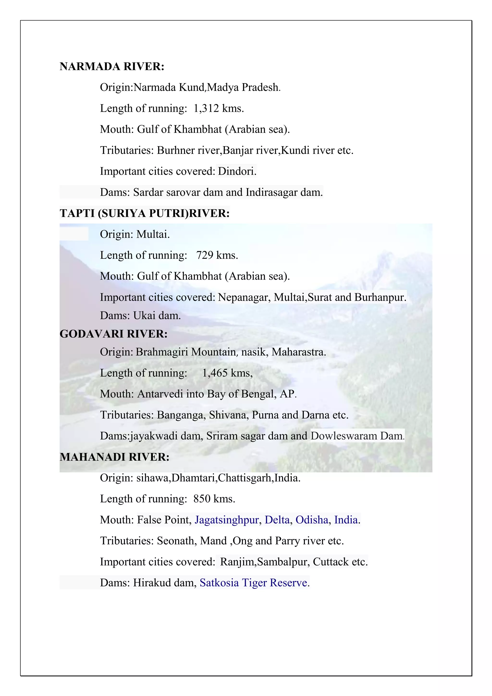 Indian river | PDF
