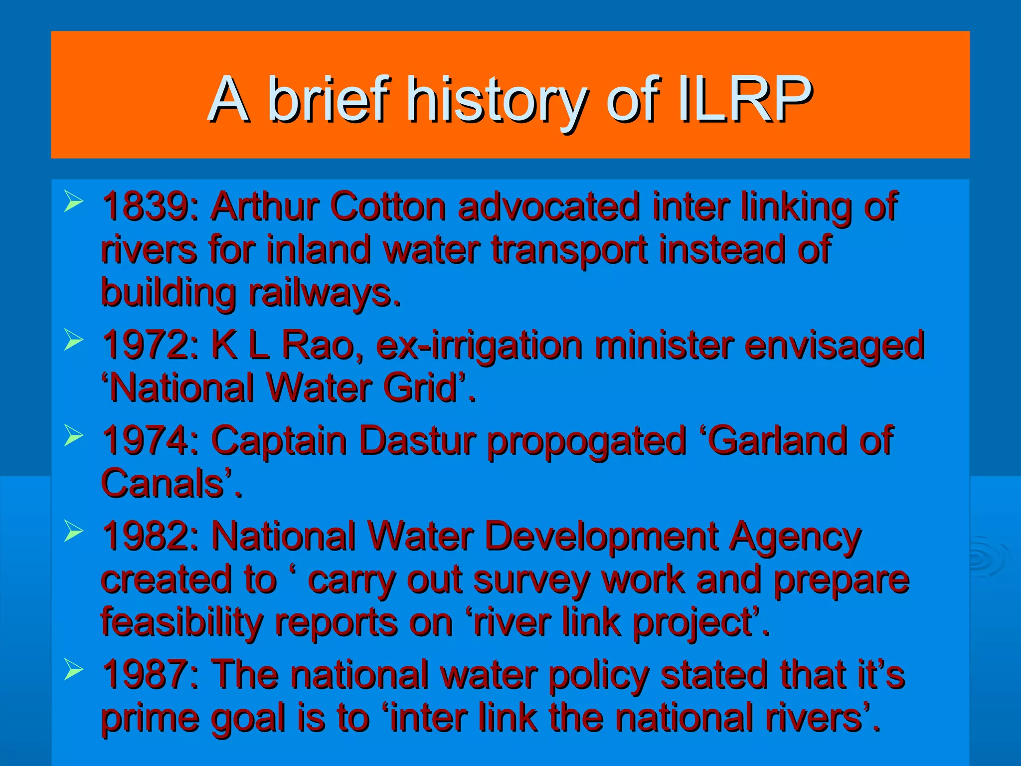 Indian river linking project: An Evaluative Study | PPT