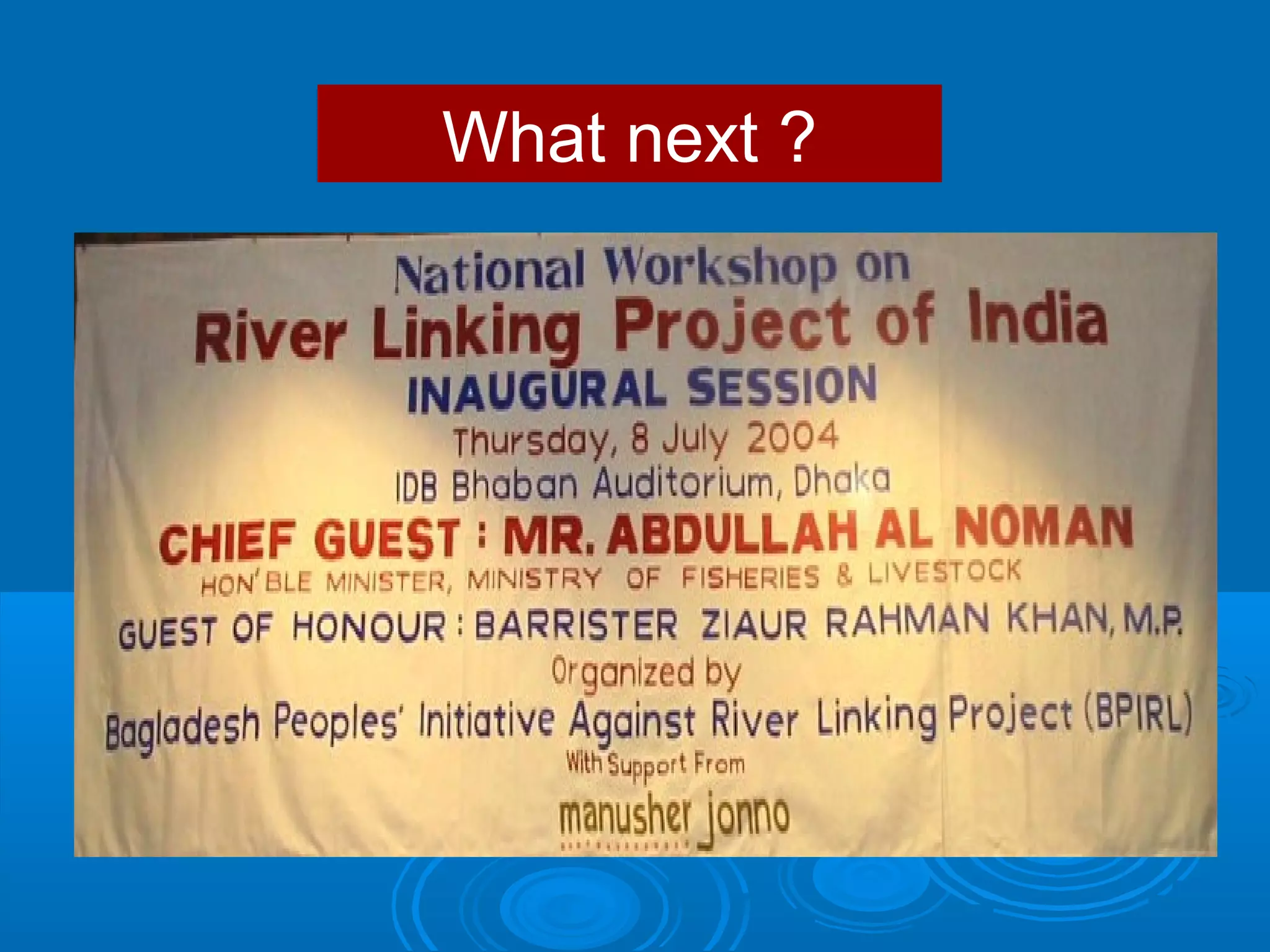 Indian river linking project: An Evaluative Study | PPT