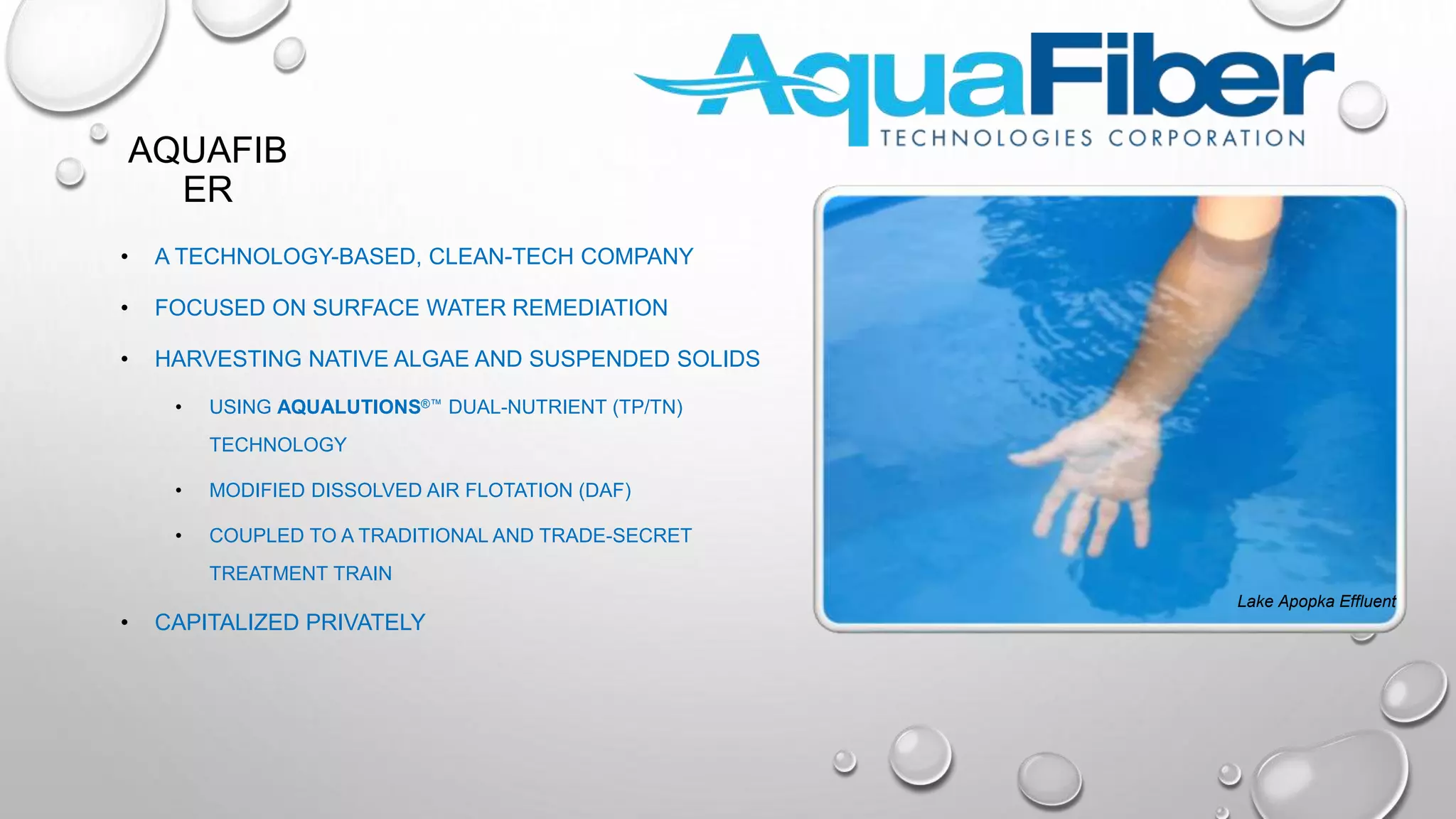 Indian River Lagoon Workshop Presentation - AquaFiber | PPTX