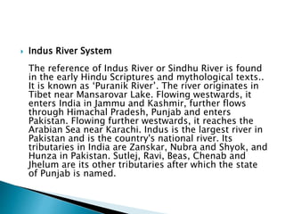 Indian rivers | PPTX