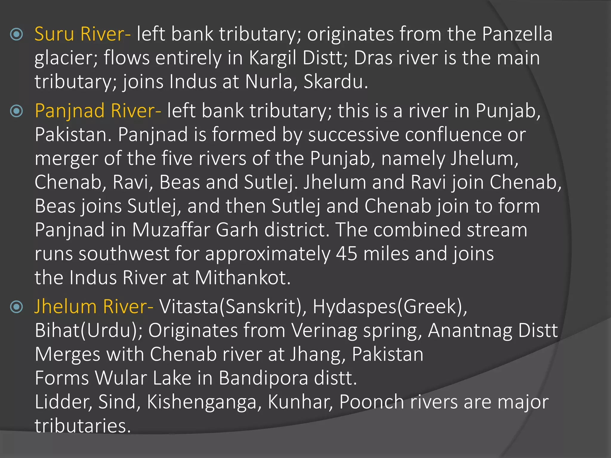Indian river systems | PDF