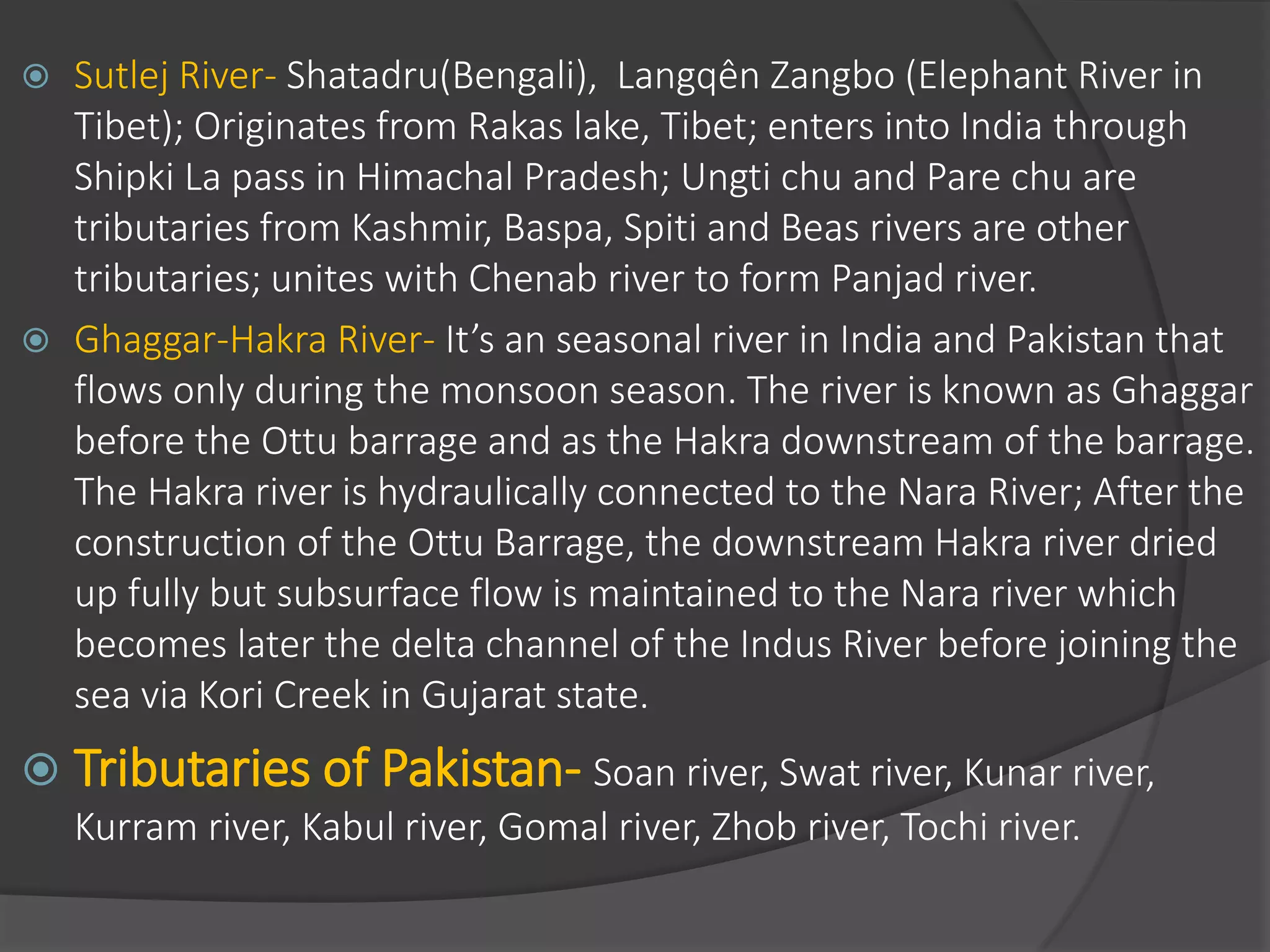 Indian river systems | PDF