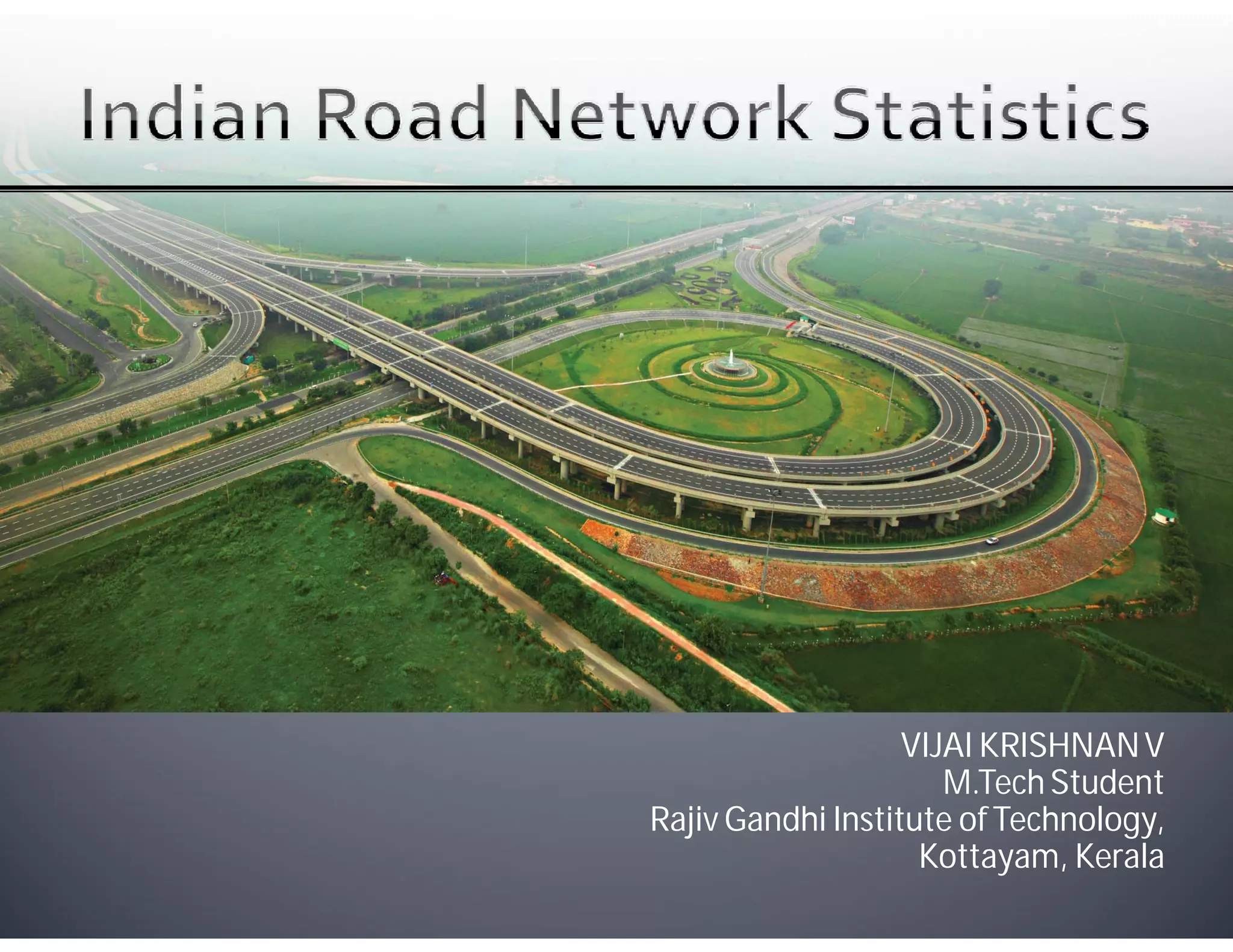 Indian Road Network Statistics | PPT