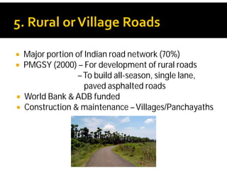 Indian Road Network Statistics | PPT
