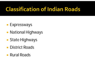 Indian Road Network Statistics | PPT