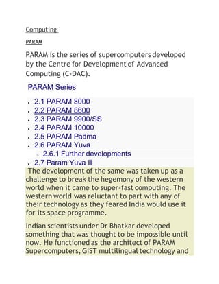 Indian science | DOCX