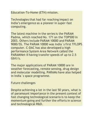 Indian science | DOCX