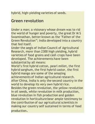 Indian science | DOCX