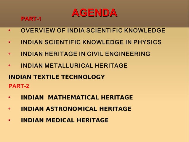 Indian Scientific Heritage part1 | PPT