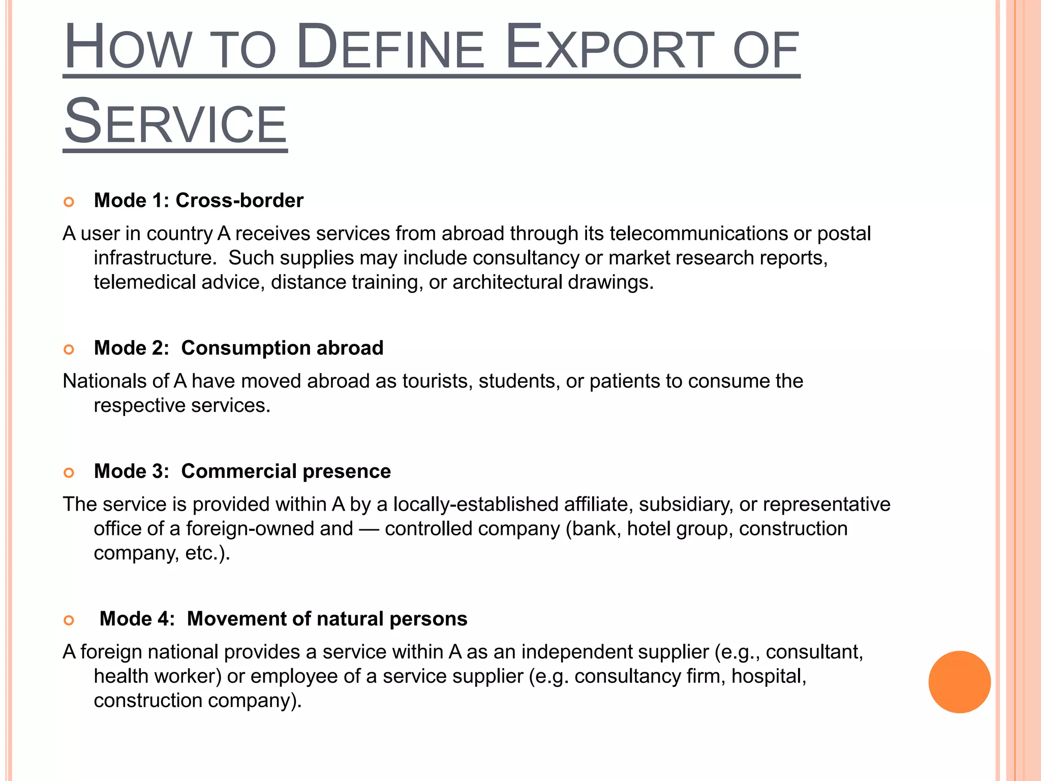 Indian services export | PPTX