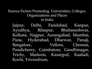 Indian Science Fiction | PPTX