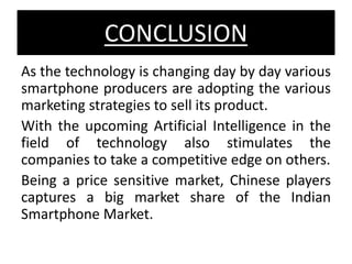 Market Research- Indian smartphone market | PPT