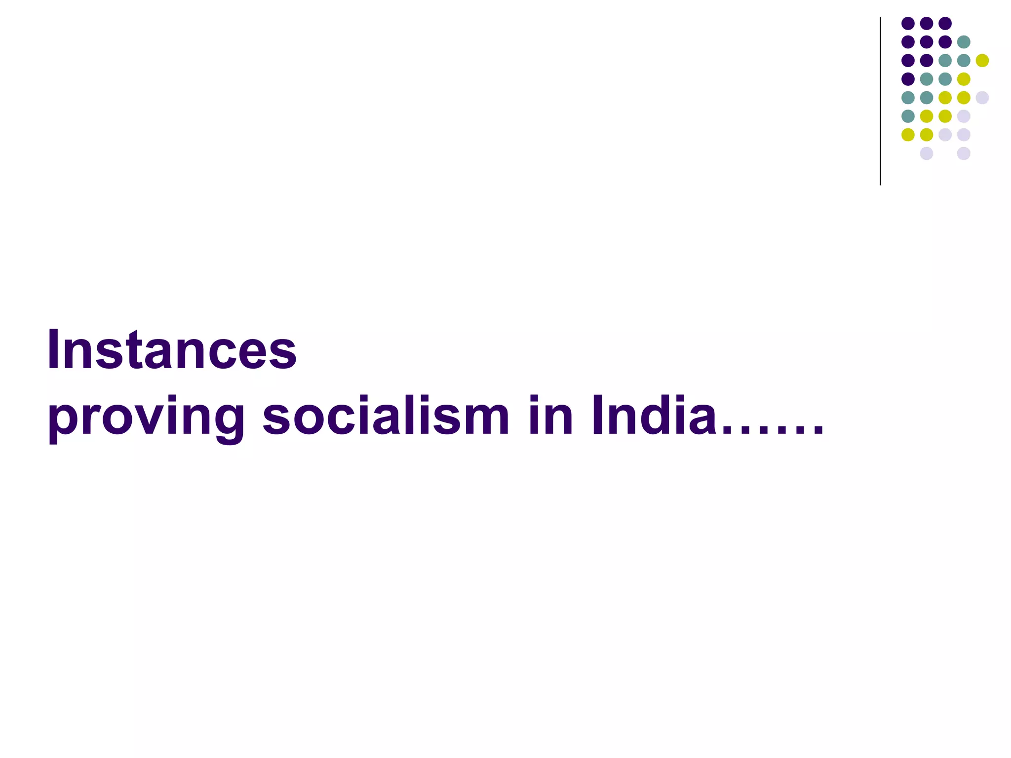 Indian socialism | PPT