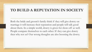 Indian social problems | Dowry system | definition, causes, effect ...
