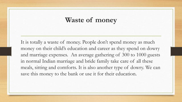 Indian social problems | Dowry system | definition, causes, effect ...