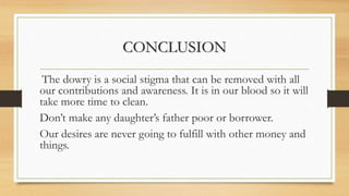 Indian social problems | Dowry system | definition, causes, effect ...