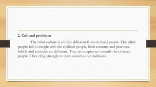 Indian social problems of underprivileged (sociology) | PPTX